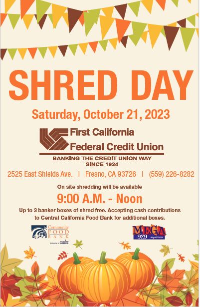 Shred Day - First California Federal Credit Union